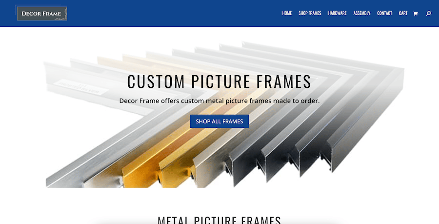 Michigan Custom Metal Frames - Retail & Wholesale - Decor Frame